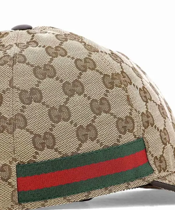 Gucci Gg Monogram Baseball Cap - Brown