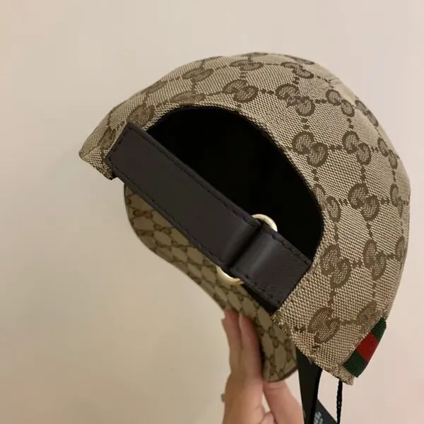 Gucci Gg Monogram Baseball Cap - Brown
