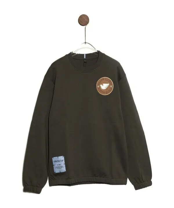 Alexander McQueen Logo Round Neck Hoodie