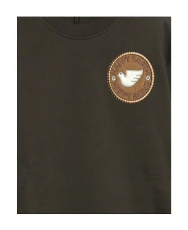 Alexander McQueen Logo Round Neck Hoodie