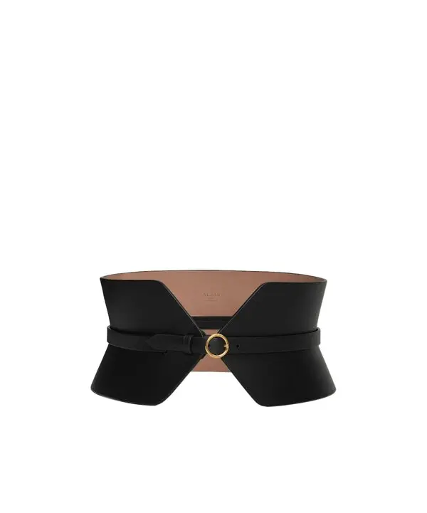 Alaïa Double Bustier Belt - Black