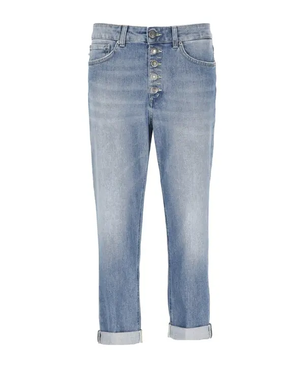 DONDUP Jewel Button Straight-leg Jeans - Blue