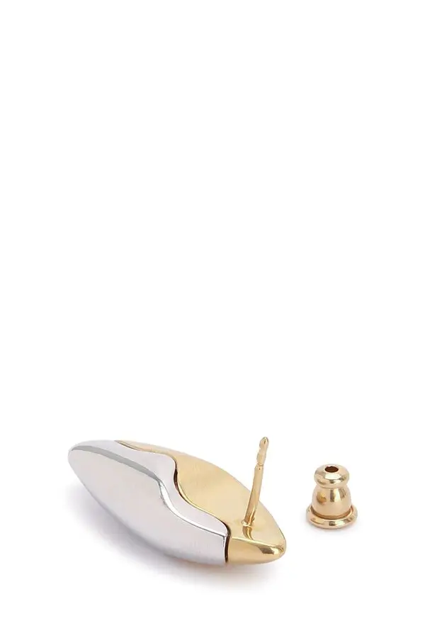 Dior Two-tone Logo Earrings