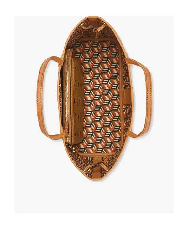 Mcm Liz Classic Visetos Tote Bag