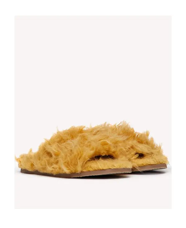 Red Valentino Teddy Slides