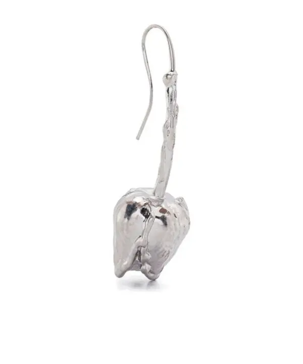 Marni Irregular Shape Earrings - Palladium