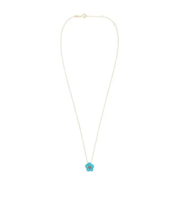 ALIITA Flower Pendant Necklace - White