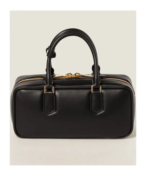 Miu Miu Arcadie Leather Top Handle Bag