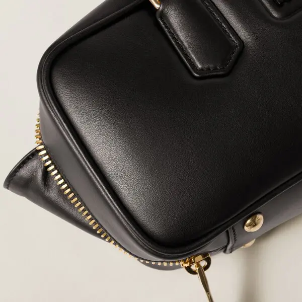 Miu Miu Arcadie Leather Top Handle Bag