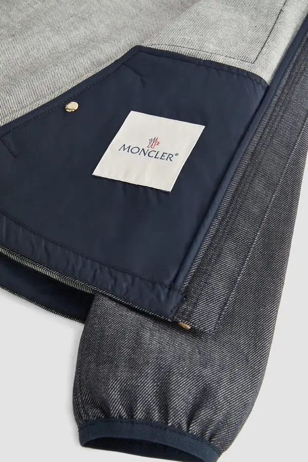 Moncler Direna Hooded Denim Jacket