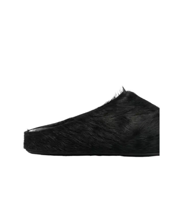 Marni Fussbett Slip-on Flat Mules - Black