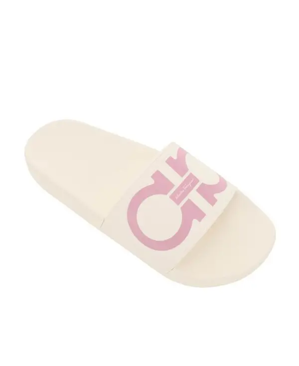 FERRAGAMO Gancini Logo Slippers