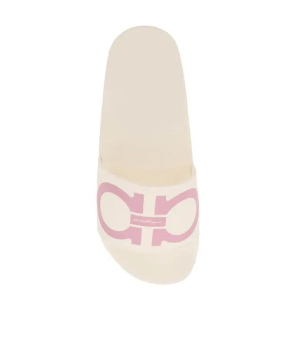 FERRAGAMO Gancini Logo Slippers