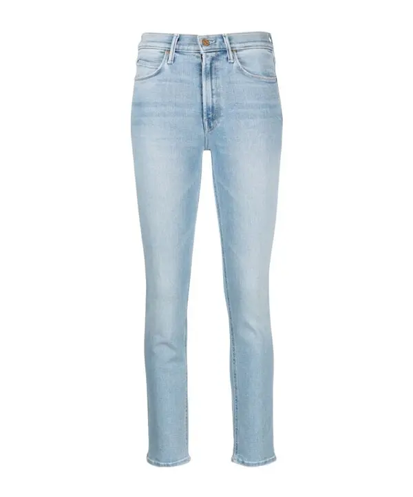 MOTHER Flared Jeans With Belt Ring - Blue