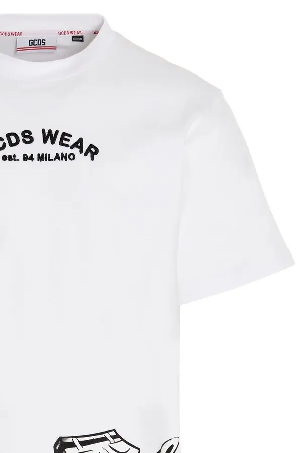 Gcds Looney Tunes Logo-print T-shirt