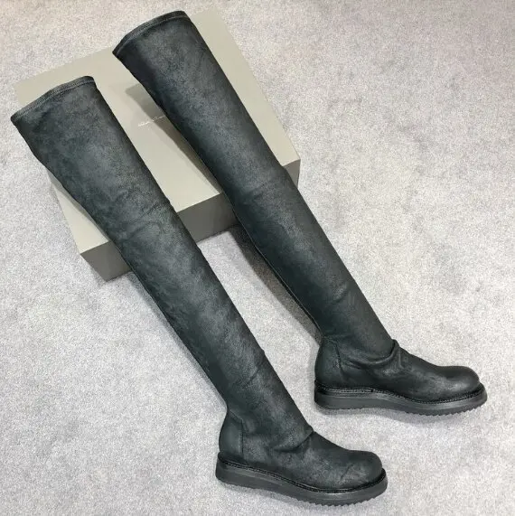 Rick Owens Stretch Over-the-knee Boots