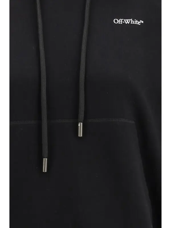 Off-White Oversized Arrow Skate Drawstring Hoodie