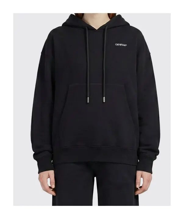 Off-White Oversized Arrow Skate Drawstring Hoodie