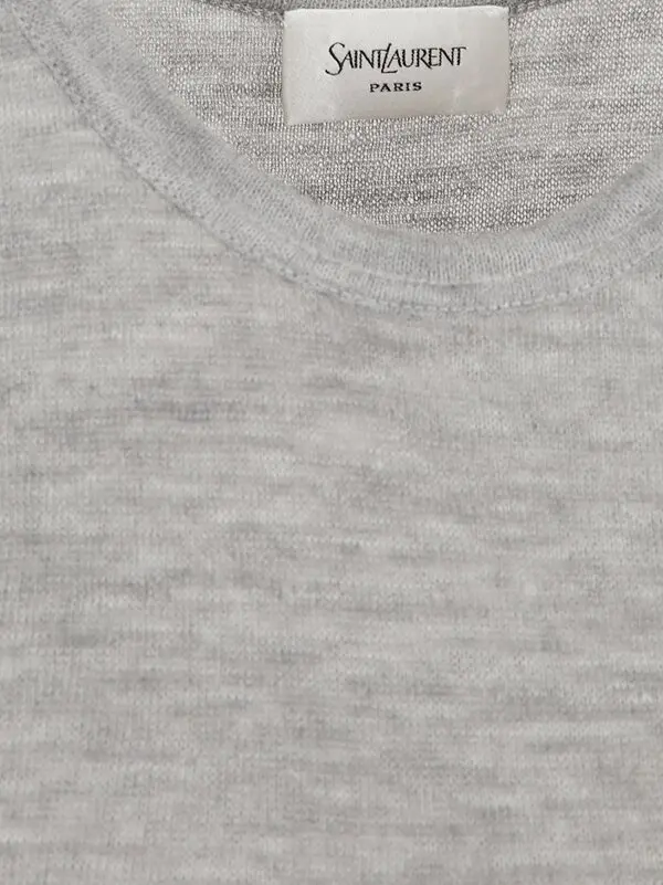 Saint Laurent Crewneck Sleeveless Tank Top