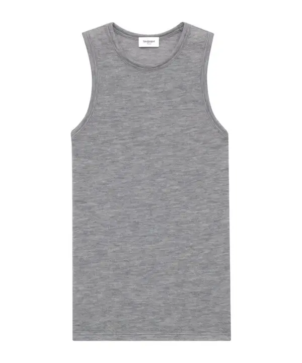 Saint Laurent Crewneck Sleeveless Tank Top - No