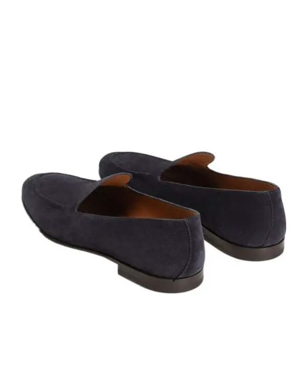 Dolce & Gabbana Round Toe Slip-on Loafers - Black