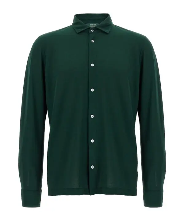 ZANONE Classic Button-up Shirt - Green