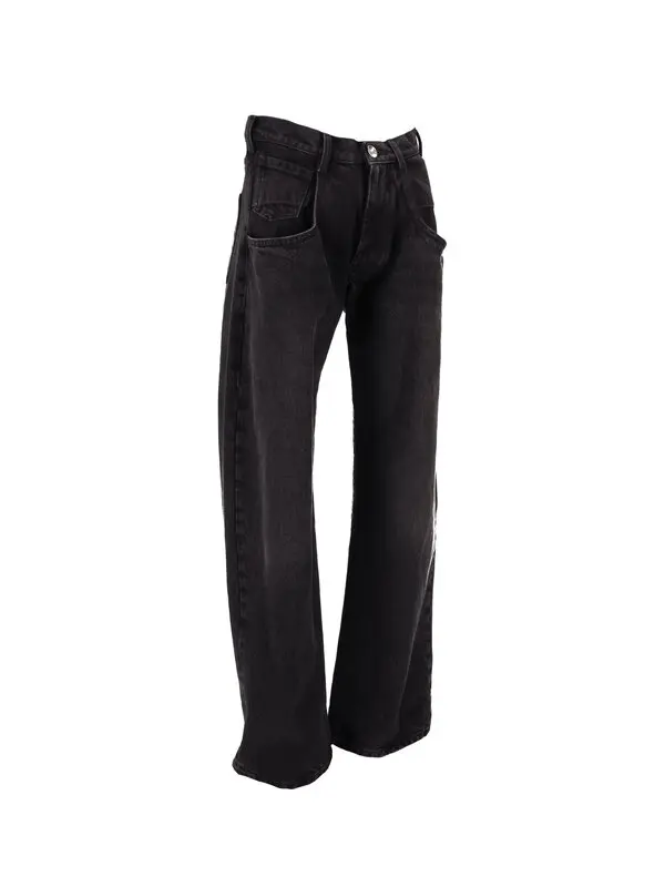 MAISON MARGIELA Relaxed Fit Straight Jeans With Large Pockets