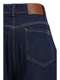 Max Mara Tabella Wide Leg Jeans - Navy Blue