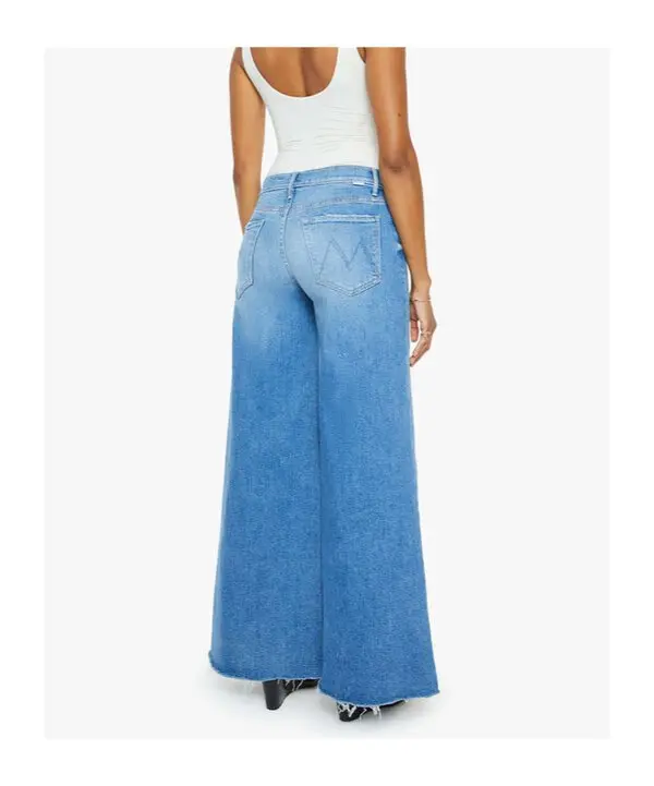 MOTHER Wide Leg Denim Trousers