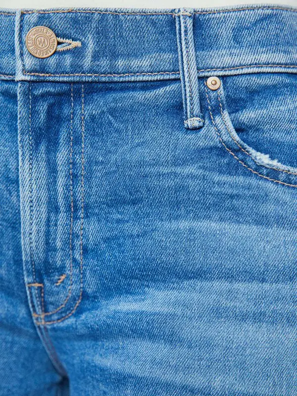 MOTHER Wide Leg Denim Trousers