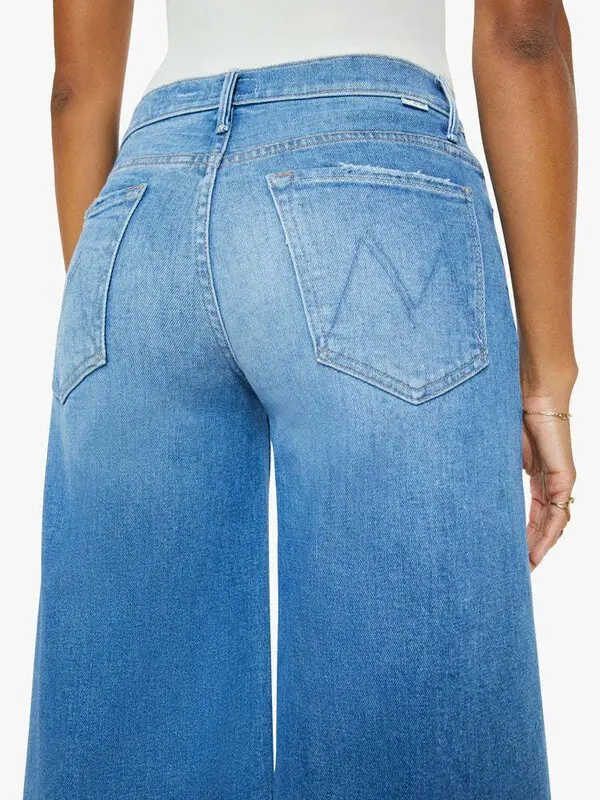 MOTHER Wide Leg Denim Trousers