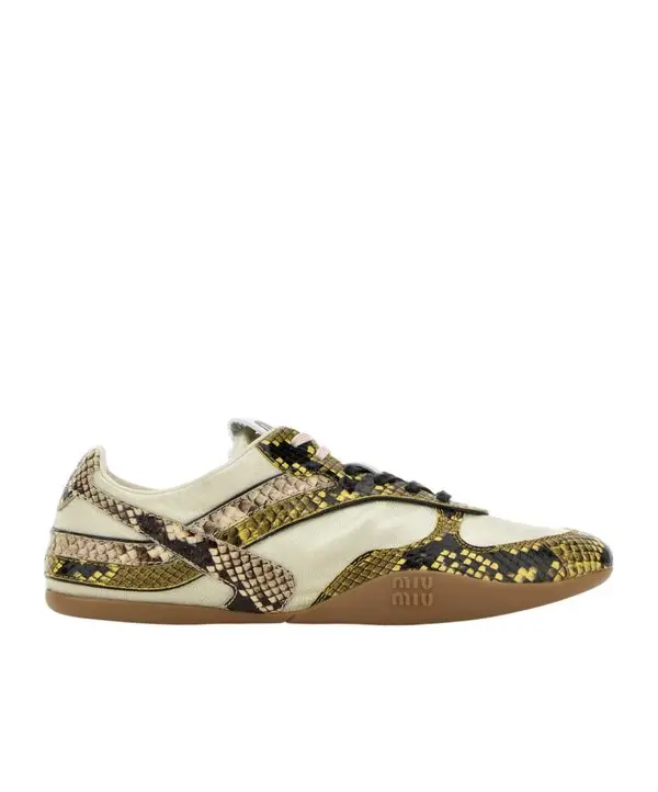 Miu Miu Gymnasium Lace-up Sneakers - Multicolor