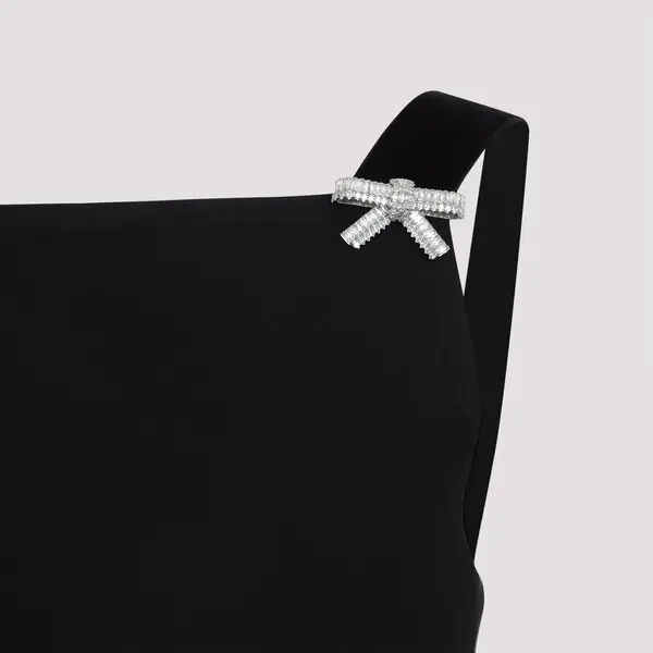 Prada Bow Detailed Cady Mini Dress