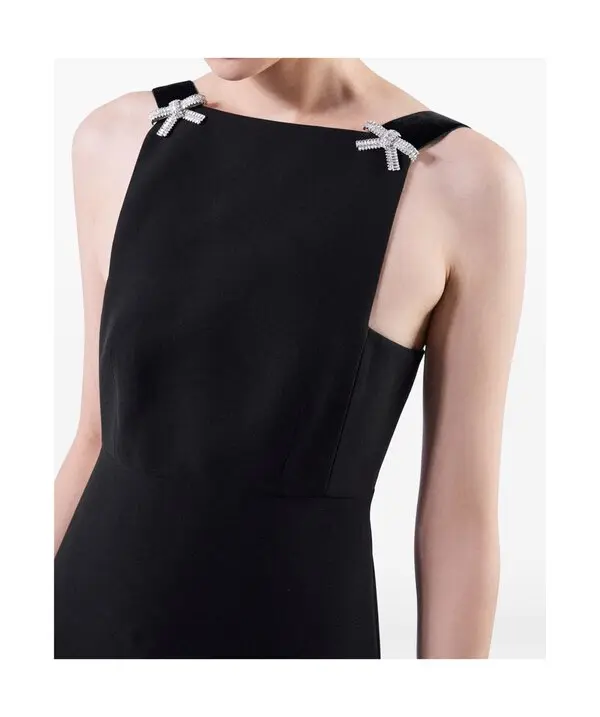 Prada Bow Detailed Cady Mini Dress