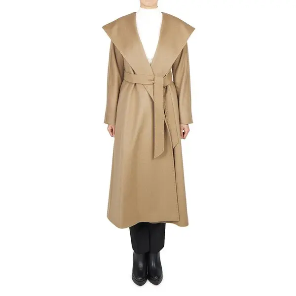 Max Mara Danton Tie-waisted Coat - Cammello