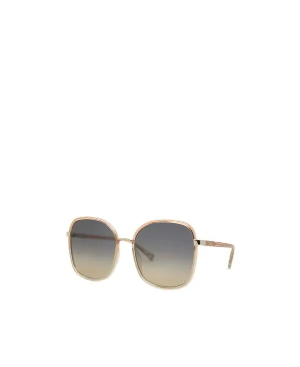 Chloé Eyewear Square Frame Sunglasses - Gray