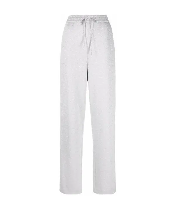Prada Straight Leg Drawstring Track Pants - Silver