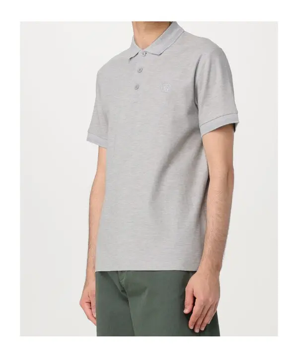 Burberry Logo Embroidered Short-sleeved Polo Shirt