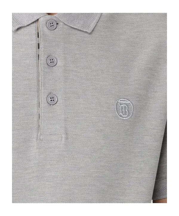 Burberry Logo Embroidered Short-sleeved Polo Shirt