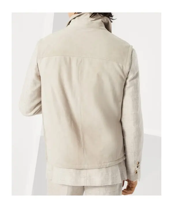 Brunello Cucinelli Sleeveless Button-up Gilet - Rope