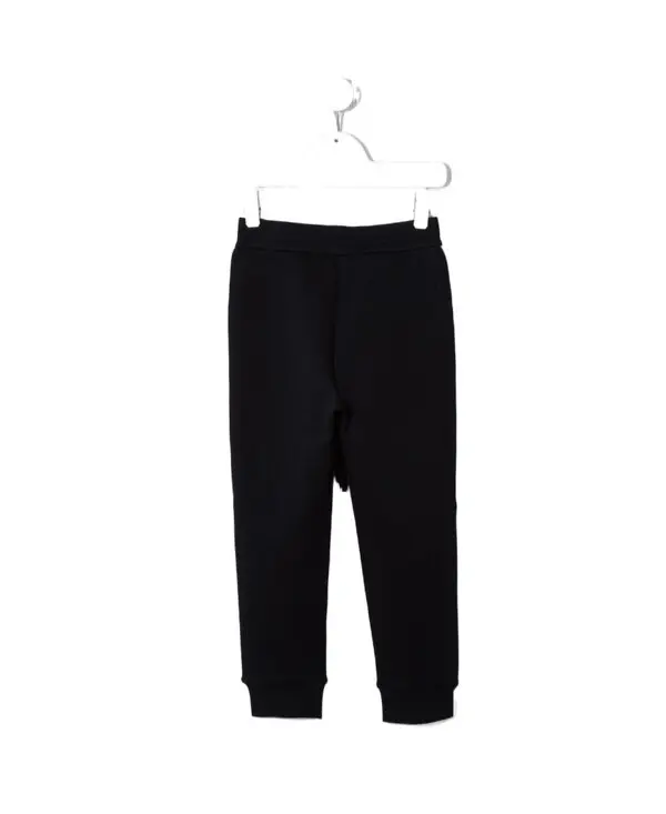 Emporio Armani Side-stripe Cotton-blend Track Pants - Navy Blue