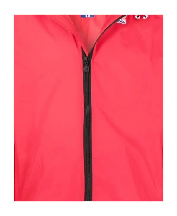 Play Comme Des Garcon X K-way Hooded Zip-up Jacket - Orange