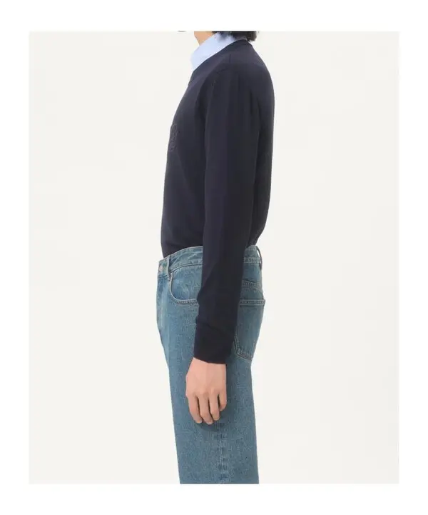 Valentino Garavani Vlogo Embroidered Crewneck Jumper