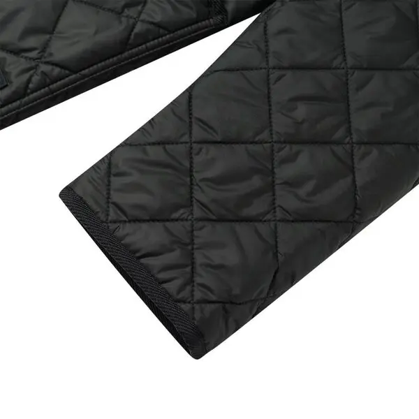Burberry Quilted Long-sleeve Jacket With Classic Collar