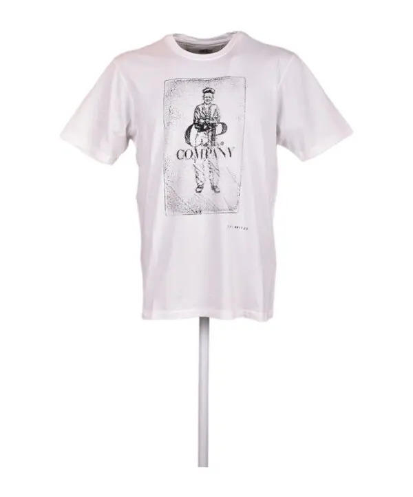 C.P. COMPANY Graphic Printed Crewneck T-shirt