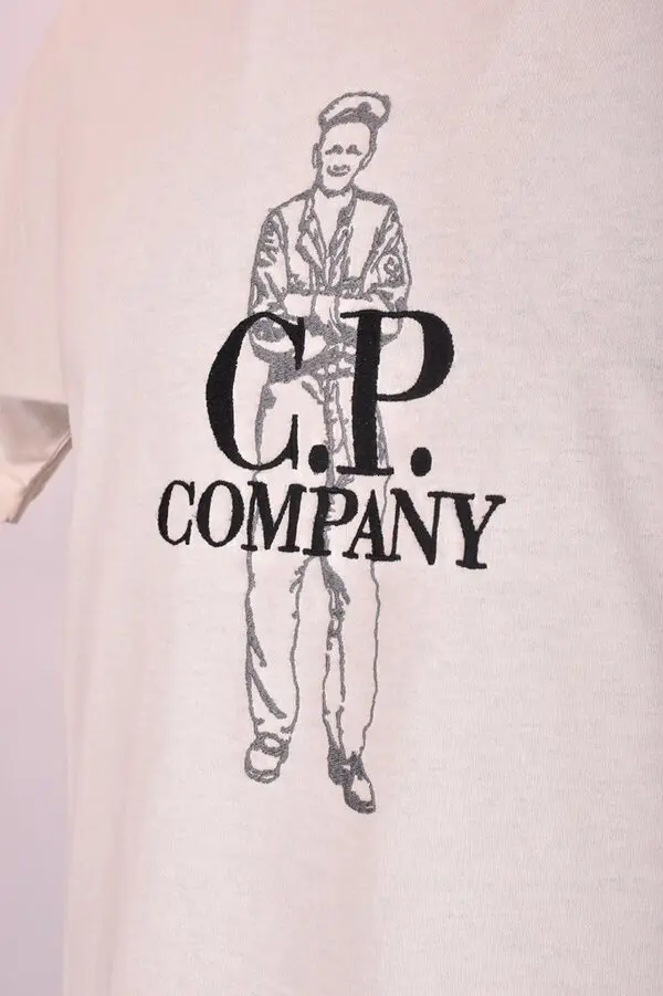 C.P. COMPANY Graphic Printed Crewneck T-shirt