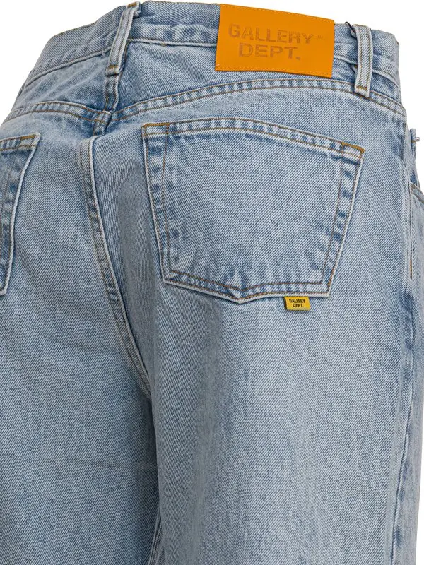 GALLERY DEPT. Melrose Straight Leg Jeans - Light Blue