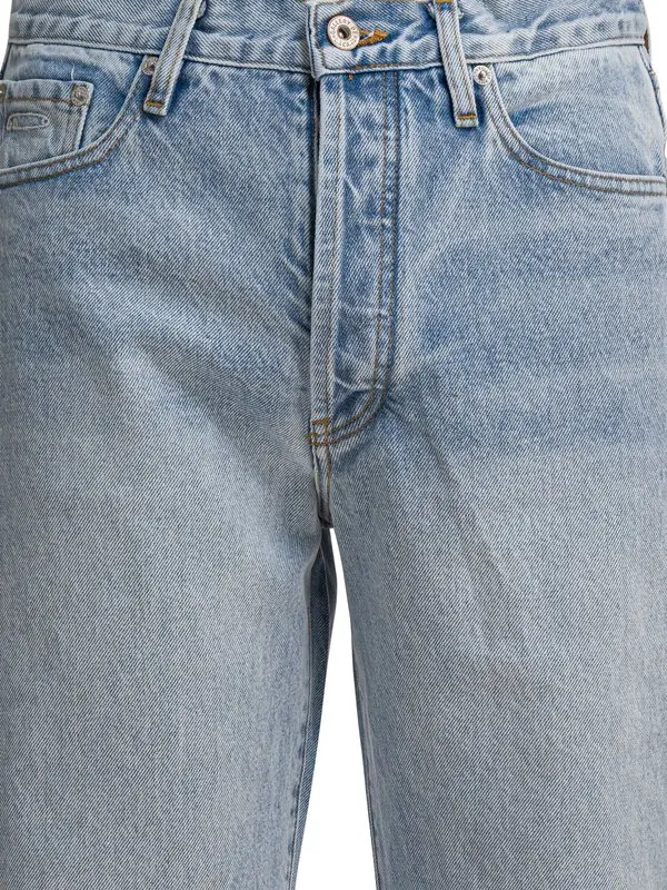 GALLERY DEPT. Melrose Straight Leg Jeans - Light Blue