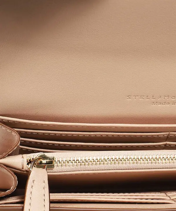 Stella McCartney Logo Wallet - Nude