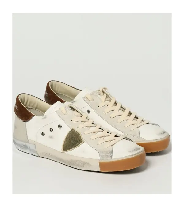 Philippe Model Lace-up Casual Sneakers - Nude